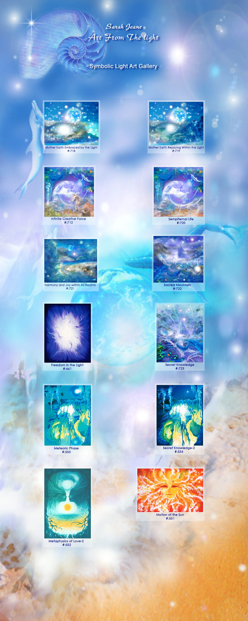 Sibli - Art From The Light by Sarah Jeane: Symbolic Visionary Gallery.